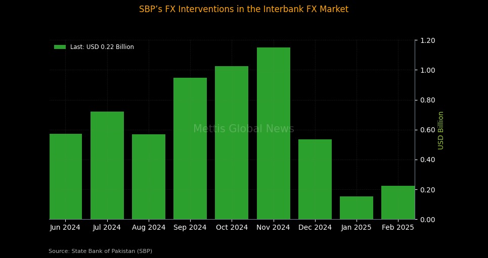 SBP’s Feb FX intervention stands at $223m